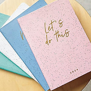 Letts of London Inspire Weekly/Monthly Planner, 12 Months, January to December, 2024, A5 Size, 8.25" x 5.875", Multilingual, White (C082019-24)