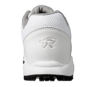 Ringor - Women's Flite Turf Softball Shoe (7.0 - White/Silver)