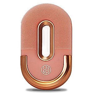 UNIMIRA - AVA1- Electric Facial Cleansing Brush, Sonic Vibration at 3 Speed Mode, 2 Brush Types, IPX7 Waterproof for Exfoliating, Massaging and Deep Cleansing
