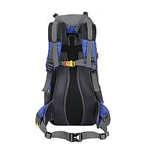 WoneNice 50L(45+5) Waterproof Hiking Backpack - Outdoor Sport Daypack with Rain Cover