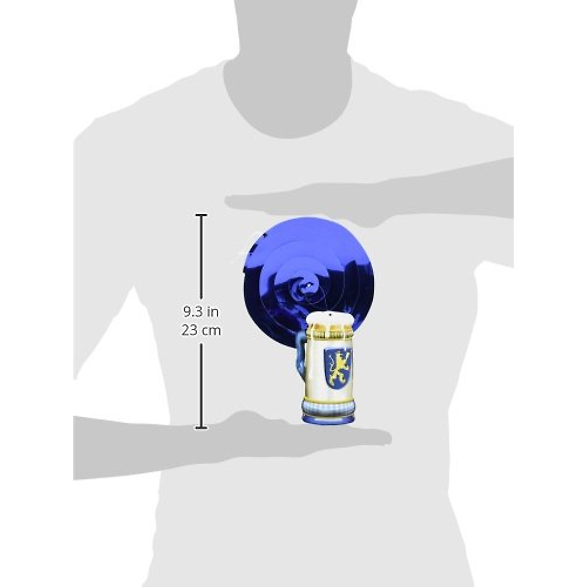 Beistle Oktoberfest Whirls, 40", Multicolored