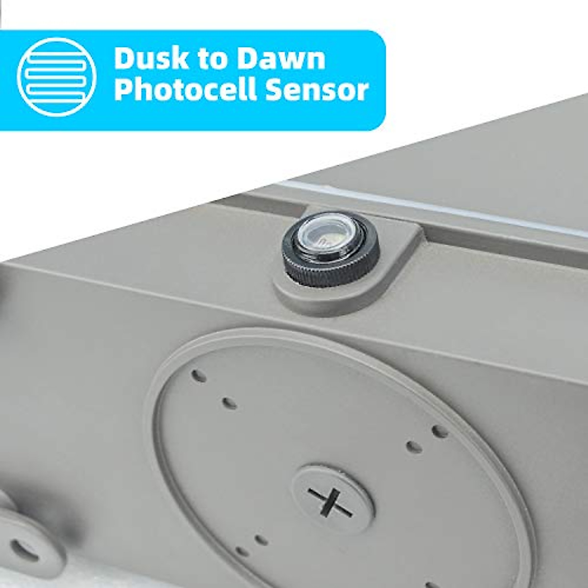 150W LED Wall Pack Outdoor Security Light,18000lm,with Dusk to Dawn Photocell,5700K White Color (150.00)