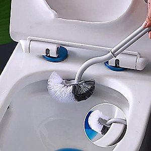 STOBAZA 6 Pcs Toilet Bowl Brush Bathroom Toilet Brush Long Handle Toilet Brush Toilet Cleaning Supplies Wall Hanging Toilet Brush No Ends Toilet Brush Toilet Supplies White No Dead Ends