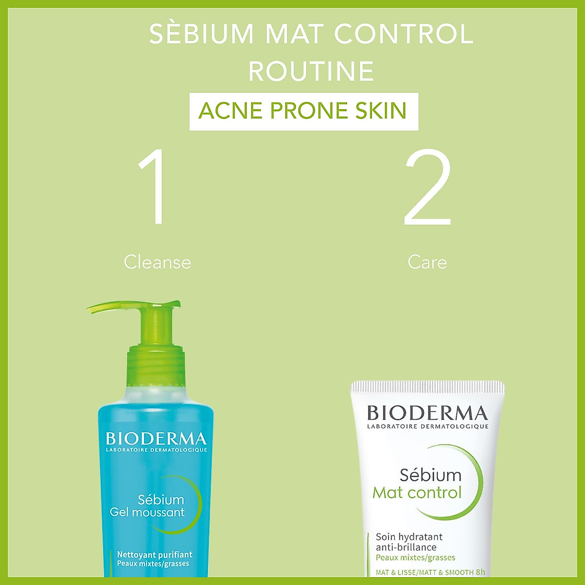 Bioderma - Sébium - Mat Control Cream - Mattifying and moisturizing daily cream - for Combination to Oily Skin - 1 fl.oz.