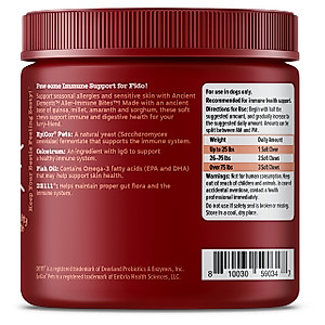 Zesty Paws Dog Allergy Relief - Anti Itch Supplement - Omega 3 Probiotics for Dogs - Digestive Health - Soft Chews for Skin & Seasonal Allergies - with Epicor Pets - Bison - 90ct