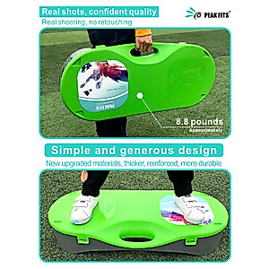 Peak Fits Portable Badminton Net Set,Folding Volleyball Badminton Net,4 Professional Graphite Badminton Racket,8 Racket Grip Tape,4 Shuttlecocks,Family Game,Kids Gift,Backyard Sports