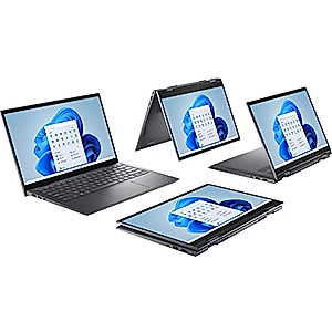 Dell - Inspiron 7000 2-in-1 14" FHD IPS Touch-Screen Laptop - AMD Ryzen 5 5500U - 8GB Memory - 256GB Solid State Drive – Blue – i7415-A906BLU-PUS