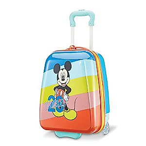 American Tourister Disney Teddy Buddy Luggage with Spinners, Mickey, 2-Piece Set