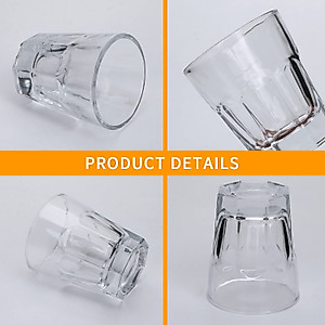 QAPPDA Shot glasses Set,1.6 OZ Mini Glass Cups Espresso Shot Glass Tequila Bar Glass,Clear Shooter Glass Bulk Set of 48,Small Glass Shot Cups with Heavy Base for Vodka,Liquor,Party,Birthday.
