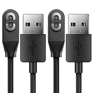 TUSITA [2-Pack Magnetic Charger Compatible with AfterShokz Aeropex, SHOKZ OPENCOMM, OPENRUN PRO, OPENRUN, OPENRUN Mini - USB Charging Cable 3.3ft