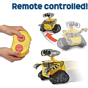 Disney and Pixar WALL-E Robot Toy, Remote Control Hello WALL-E Robot Figure, Gifts for Kids (Amazon Exclusive)