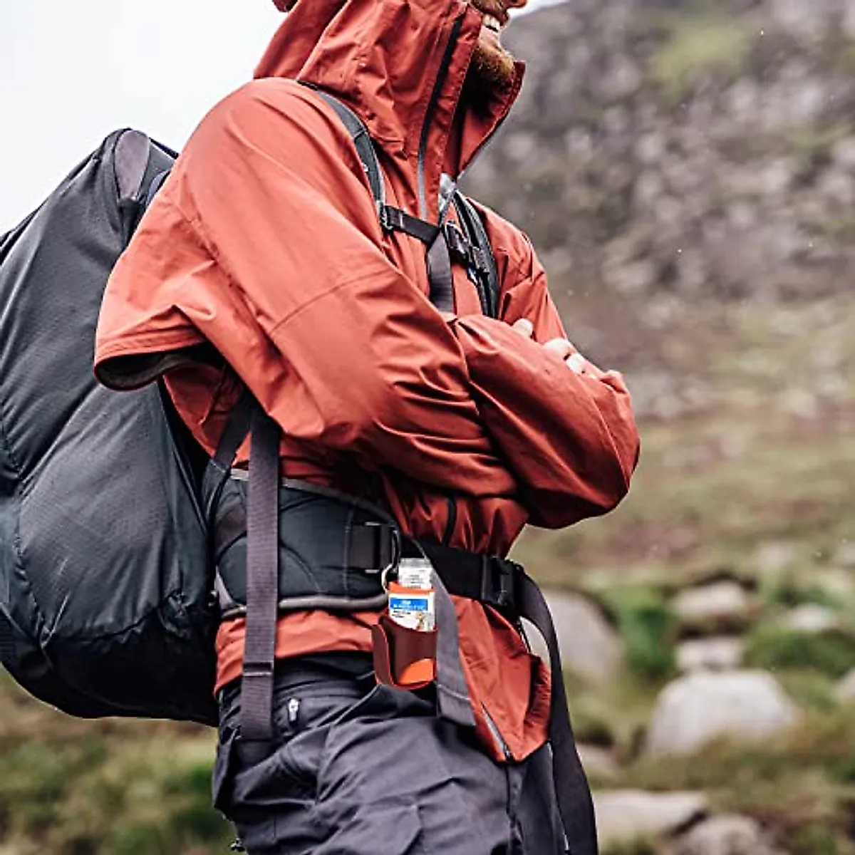 Beautyflier Asthma Inhaler Holder, Durable Microfiber Leather Travel Handy Holder for Adults and Kids, Inhaler Not Included (Red)