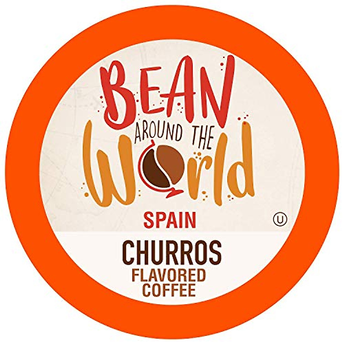BEAN AROUND THE WORLD Flavored Coffee Compatible With 2.0 Keurig K Cup Brewers, Variety Pack, 40 Count