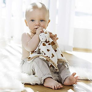 Teddykompaniet Diinglisar Lovely Pet Cow Unisex Plush Fleece Baby Blanket with Cow Comforter Soft Cuddle Plush Sleep Toys | Birthday Gift for Baby Child Toddler |Ages 0+