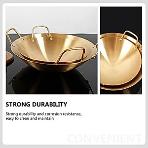 UPKOCH Stainless Steel Cookware Stainless Steel Sukiyaki Hot Pot: Japanese Style Single Serving Shabu Shabu Hot Pot Sukiyaki Nabe Pot Kitchen Cooking Tool Camping Accessories