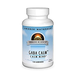 Source Naturals Serene Science, GABA Calm Quick Dissolving Peppermint Flavor - 120 Lozenges