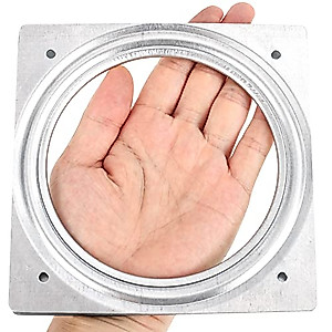 6 Inch Lazy Susan Turntable Bearings,8Pack Square Rotating Plate,500lbs Capacity 5/16”Thick Swivel Plate for DIY Lazy Susan Project Serving Trays, Kitchen Storage Racks, Craft Table