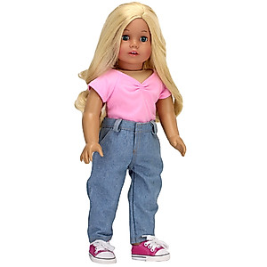 Sophia's 18" Doll High Rise Loose Fit Retro Jeans