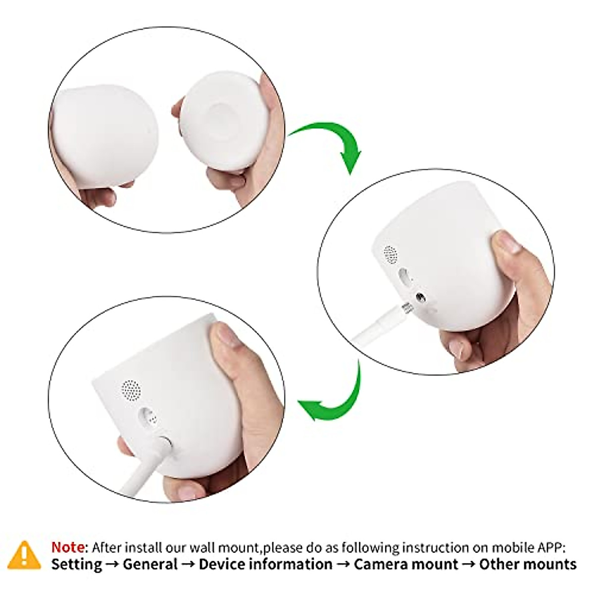 2Pack Clip Clamp Mount for Google Nest Cam (Battery), Flexible Gooseneck Mounting Bracket to Attach Your Nest Camera Wherever You Like with No Tools