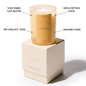 Benevolence LA Fall Candles - Orange, Cedarwood & Clove Scented Candle for Home | 11oz, 60-Hour Burn | Natural Wax, Cotton Wick | Sun-Kissed Collection