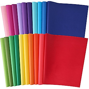 3 otters 120 Sheets Tissue Paper for Gift Bags, Colorful Gift Wrapping Tissue Paper 20x14 Inch Art Craft Paper for Wedding Birthday Party 20 Assorted Colors