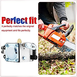 YOFMOO Carburetor Kit Compatible for 021 023 025 MS210 MS230 MS250 Chainsaw WT-286 WT-215 Zama C1Q-S11E C1Q-S11G 1123-120-0603 1123-120-0605 Carb with Filter Fuel Oil Cap