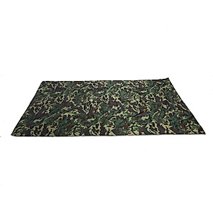 Waterproof Camping Ultralight Tent Tarp Multifunctional Camouflage Footprint Ground Sheet Mat for Ourdoor Picnic Blanket(2 X 1.5M)