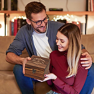 Whiskey Stones Gifts for Men - Groomsmen Gifts, 4 Granite Chilling Stones Bourbon Whiskey Glasses Set - Unique Birthday Gifts for Men Christmas Father's Day Valentine Retirement