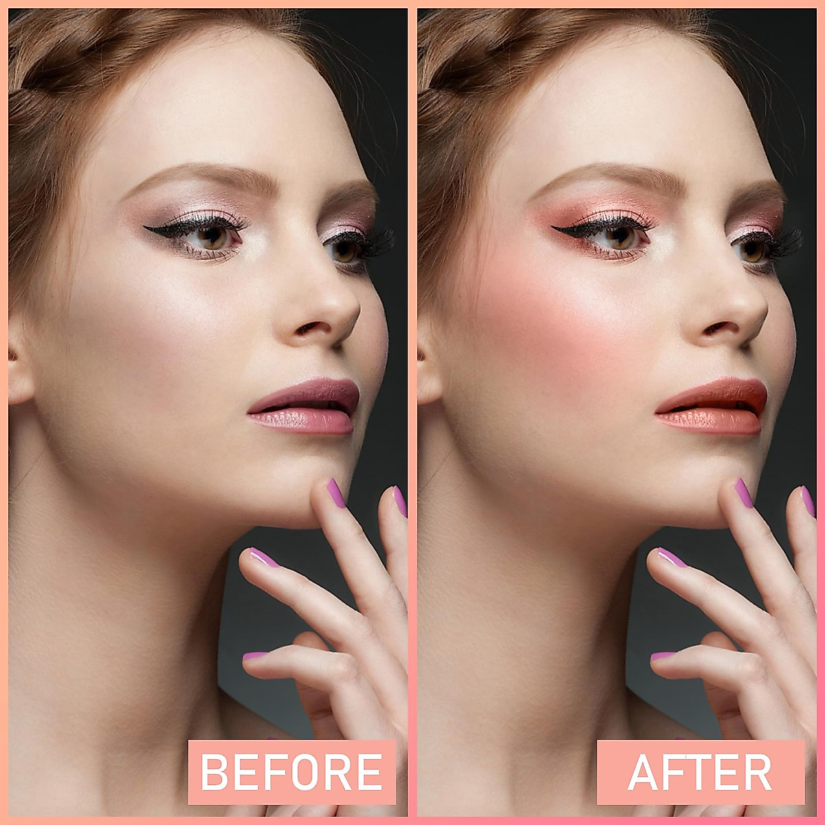 BowJian Blush for Cheeks Face Make Up Blush Stick Cream Blush for Cheeks Rare Beauty Blush Highlighter Stick Liquid Blush Contour Natural Stick Blush Long Lasting Pink Blush Korean Makeup#01 Baby Pink