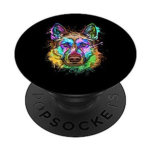 Splash Art German Shepherd Dog PopSockets PopGrip: Swappable Grip for Phones & Tablets