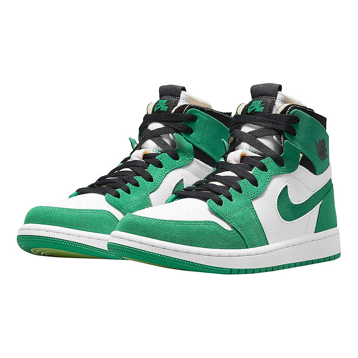 Nike mens Jordan 1 High Zoom Air CMFT, Stadium Green Black-white, 9