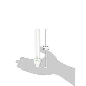 Sylvania 20669 Compact Fluorescent 4 Pin Double Tube 4100K, 26-watt