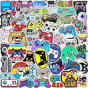 50Pcs Retro Gamepad Game Console Graffiti Sticker Decoration Diy Hand Account Computer Phone Luggage Thin Waterproof Sticker Famosa Serie De Juguetes De Dibujos Animados De Equipaje Estilo De Regalo