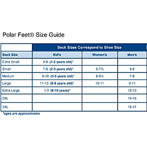 Polar Feet Fleece Socks for Men and Women, Unisex Jazz 3XL (M15-16)