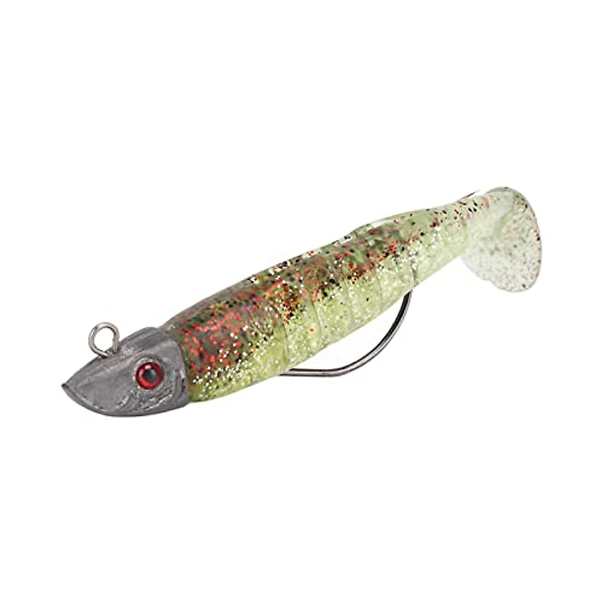 Soft Lure, Artificial Fishing Lure Compact Feel Comfortable for Freshwater for Saltwater for Anglers(Willow Yellow)