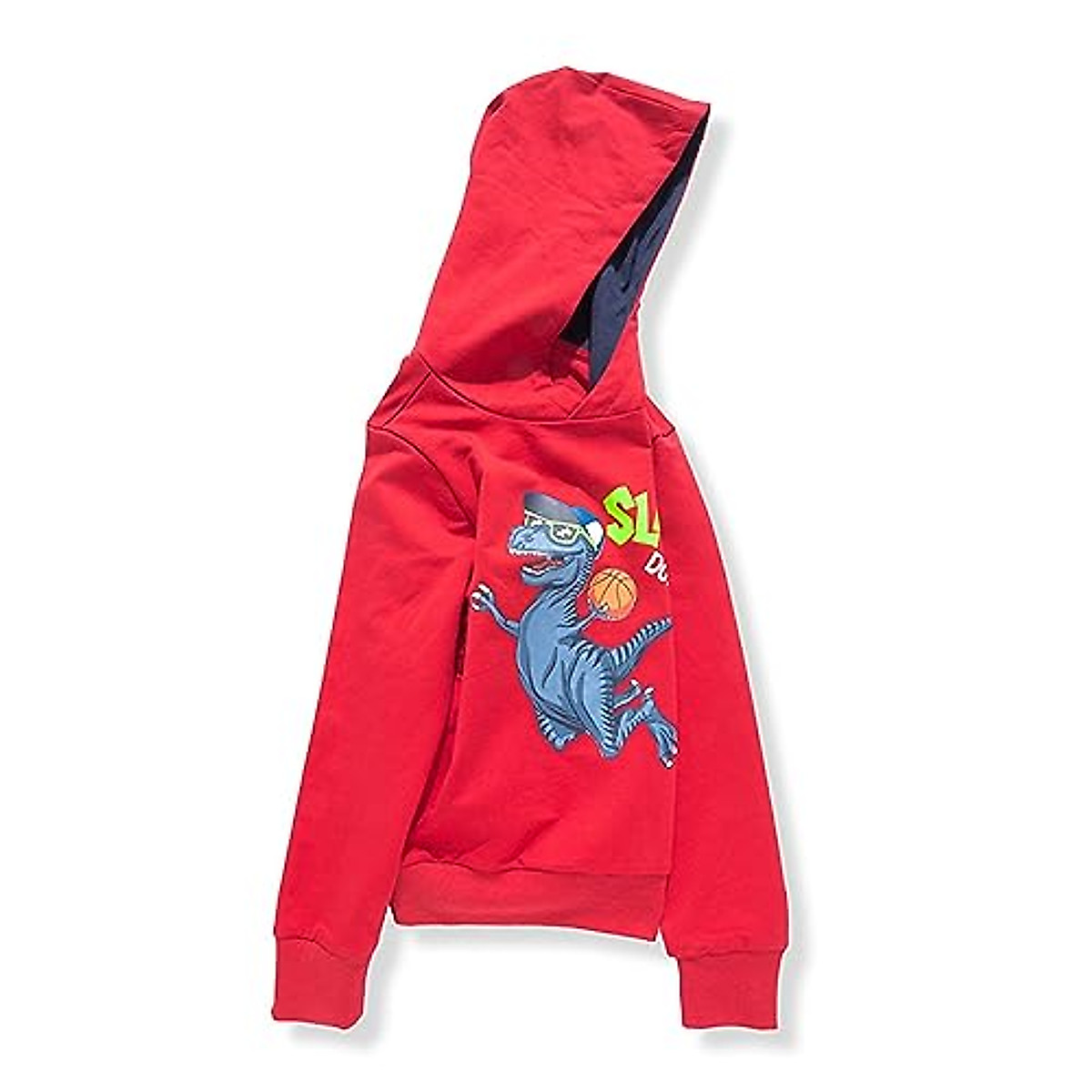 Kids Baby Boy Girl Crewneck Long Sleeve Pullover Top Cotton Infant Lightweight Pullover T Shirt Top Festival Clothes Red