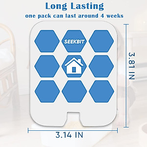 10 Pack Refills Glue Boards Compatible with Safer Home Indoor Fly Trap Refill Glue Cards for Dyna Trap Mosquito Trap DT3005W Dot SH502 Plug-in Indoor Insect Trap Fruit Fly Trap Replacement Glue Cards