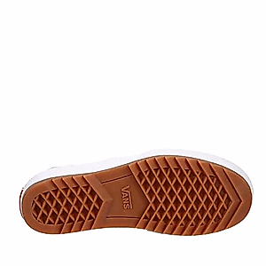 Vans Unisex Asher Platform Sneaker - Slip On Style - Canvas White 9