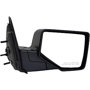 Dorman 955-837 Passenger Side Manual Door Mirror - Folding Compatible with Select Ford Models, Black