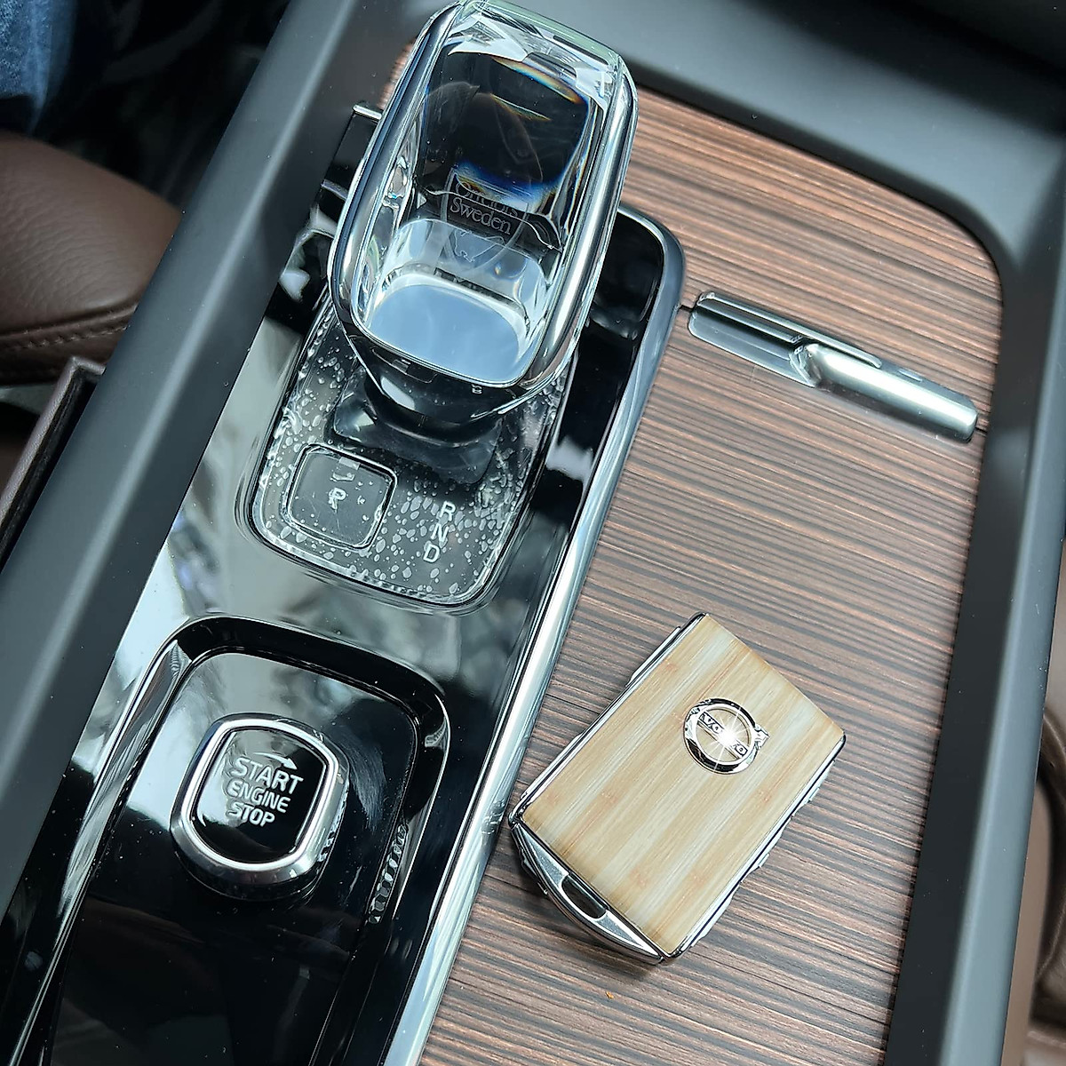 Car Key Fob Cover Compatible with Volvo XC90, XC60, XC40, S60, S90, V60, V90, Polestar 1, Polestar 2, Car Key Fob Case Refit Cover