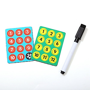 Soccer Coaching Board Soccer Coaches Clipboard Tactical Magnetic Board Kit with Dry Erase, Marker Pen and Zipper Bag (Football Board) (Soccer Coaching Board)