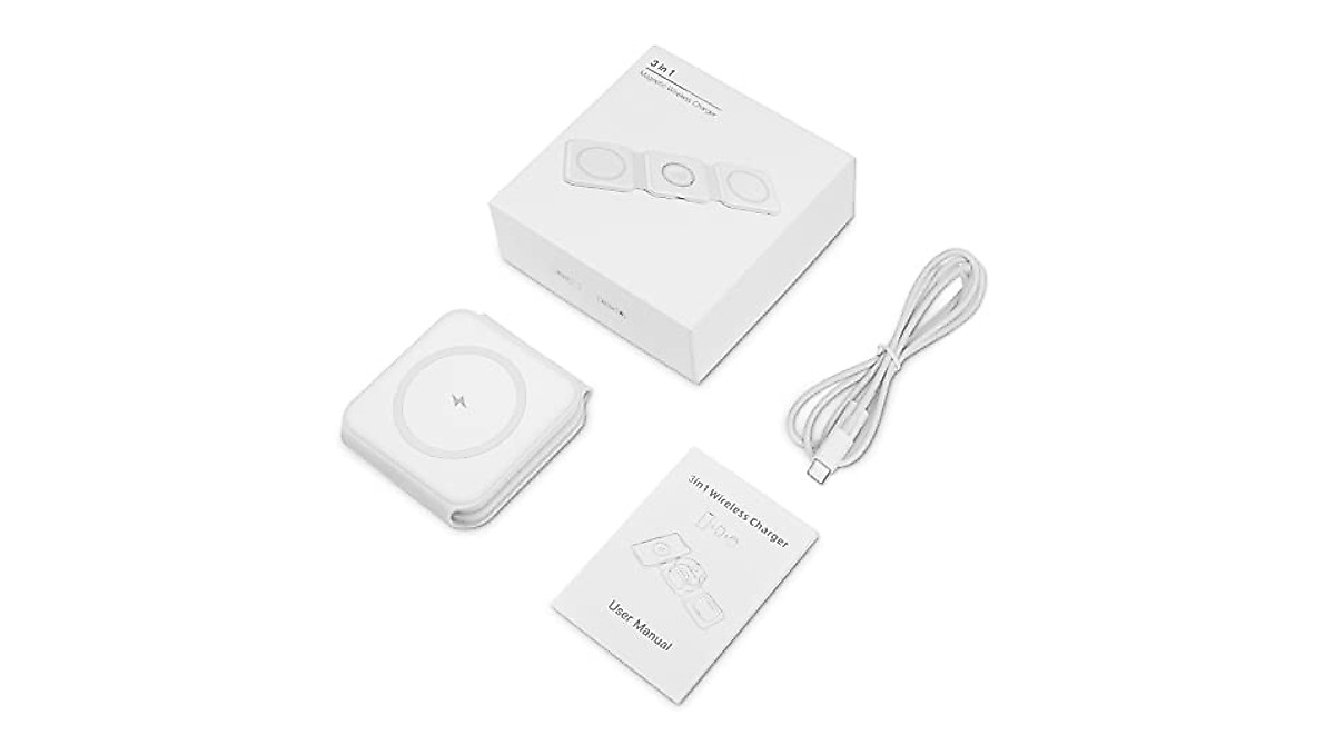Ankilo 3-in-1 Wireless Charger – Fast, Foldable & Compatible with ...