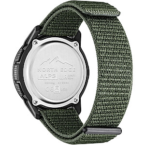 DIDITIME Tactical Watches for Men, Military Watches for Men, Waterproof 164FT, Fitness Watch, Mens Digital Watches with Compass, Metronome, Pedometer, Lightweight Breathable Nylon Watch