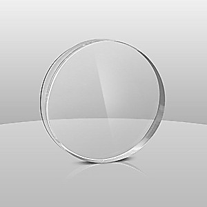 ACRYLIC CLEAR PLEXIGLAS PLASTIC SHEET ROUND CIRCLE DISC - 11 1/2" DIAMETER X 0.090"- 3/32"