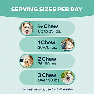 Dog Allergy Chews with Probiotics | Seasonal Allergy Chews for Dogs with Wild Alaskan Salmon Oil & Colostrum | Environmental Dog Allergy Support | NASC Certified & Made in The USA | 90 Chews