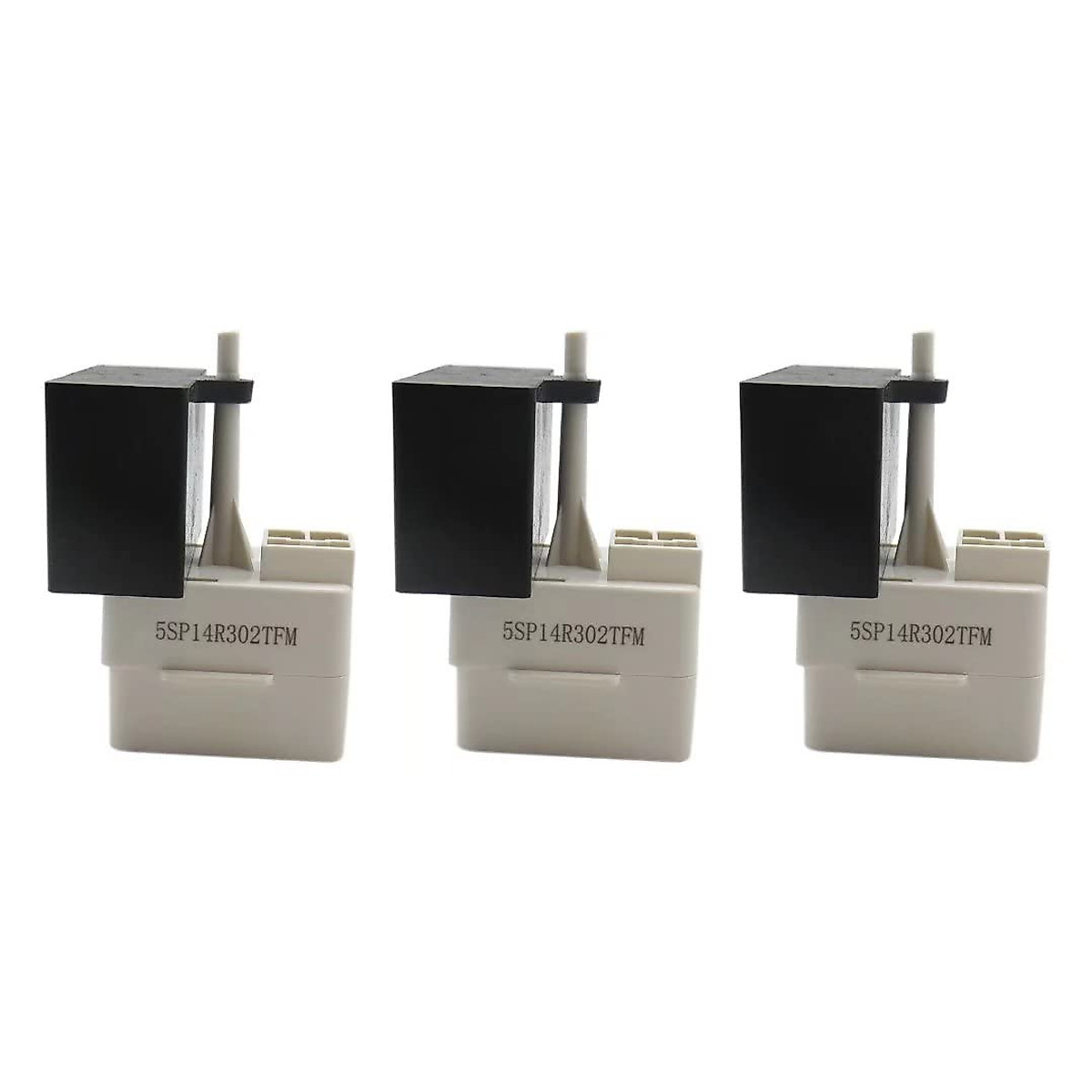 3PCS W10613606 Refrigerator Compressor Start Relay and Capacitor Compatible with Whirlpool Kenmore Refrigerator Replaces W10416065 PS8746522 67003186