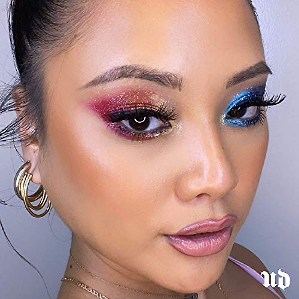 URBAN DECAY Heavy Metal Glitter Eyeliner, Disco Daydream - Silver Holographic Glitter - Water-Based Formula - Long-Lasting, Buildable, Quick Drying