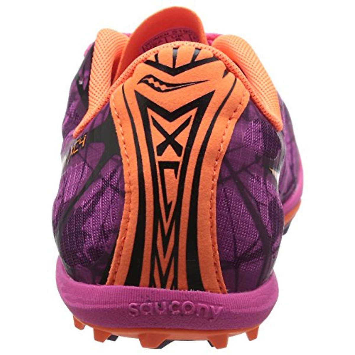 Saucony Women's Shay XC4-W, Raspberry/Vizi Orange, 6 M US