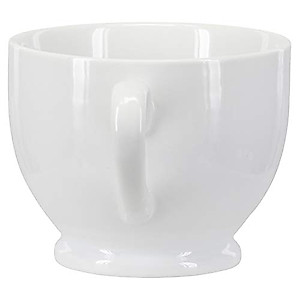 BIA Cordon Bleu 903217S4SIOC Espresso Cups Footed Cappuccino Mugs, One Size, White