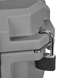 SR-110 Crossover Overland Cargo Case, Equipment Hard Case, Roto Molded, Stackable with Pad-Lock Hasp, Strap Mountable, TSA Standard, IPX4 Rated (Gray)